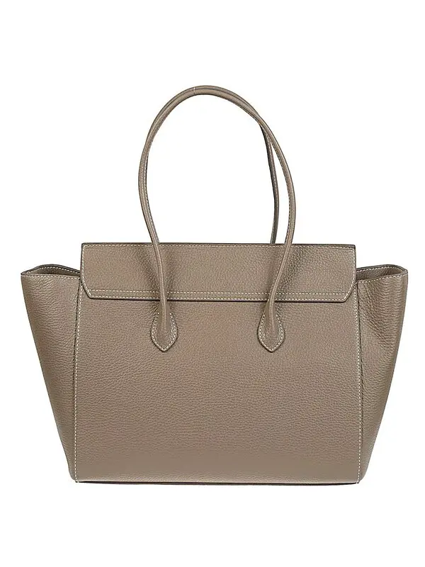 ROUNN Felice Flap Leather Tote Bag