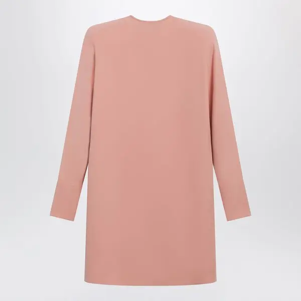 Valentino Garavani Silk Short Dress With Embroidered Bows