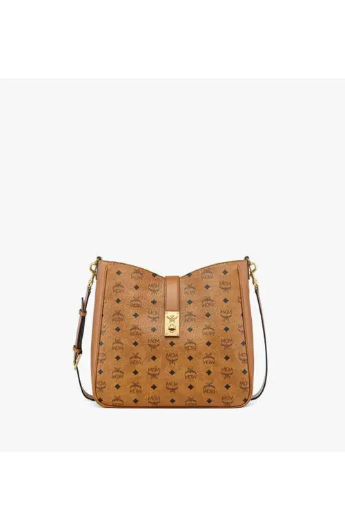 Mcm Large Tracy Hobo In Visetos