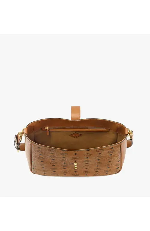 Mcm Large Tracy Hobo In Visetos