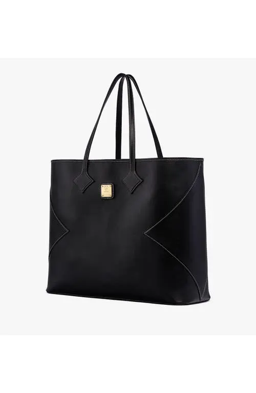 Mcm X-large Dia Shopper In Calfskin