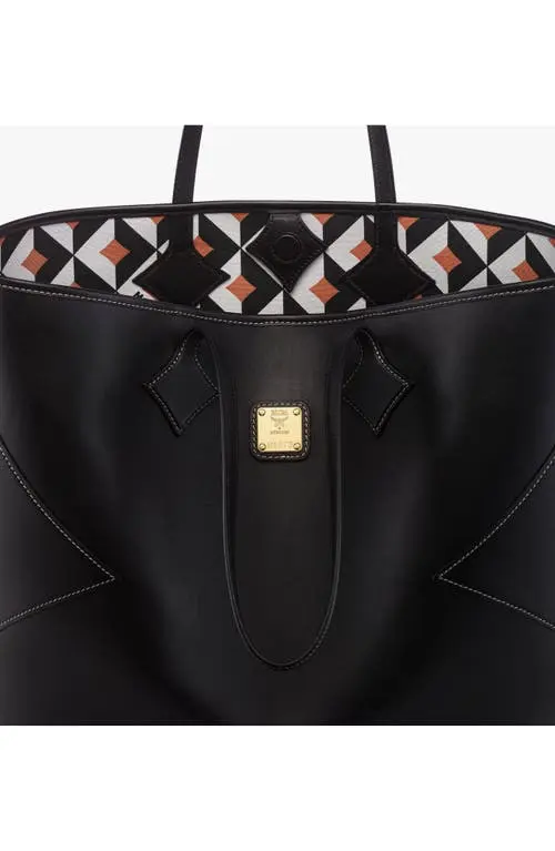 Mcm X-large Dia Shopper In Calfskin