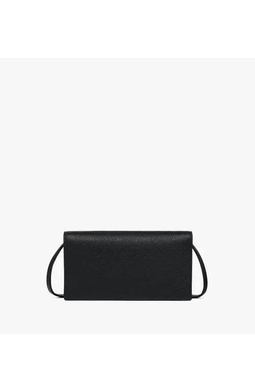 Mcm Large Pina Crossbody Wallet In Studded Calfskin