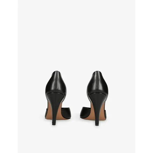 THE ROW Ornella D'orsay High-heel Leather Pumps - Black