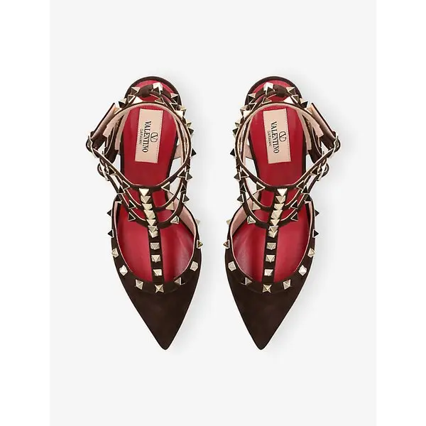 Valentino Garavani Rockstud Suede Courts