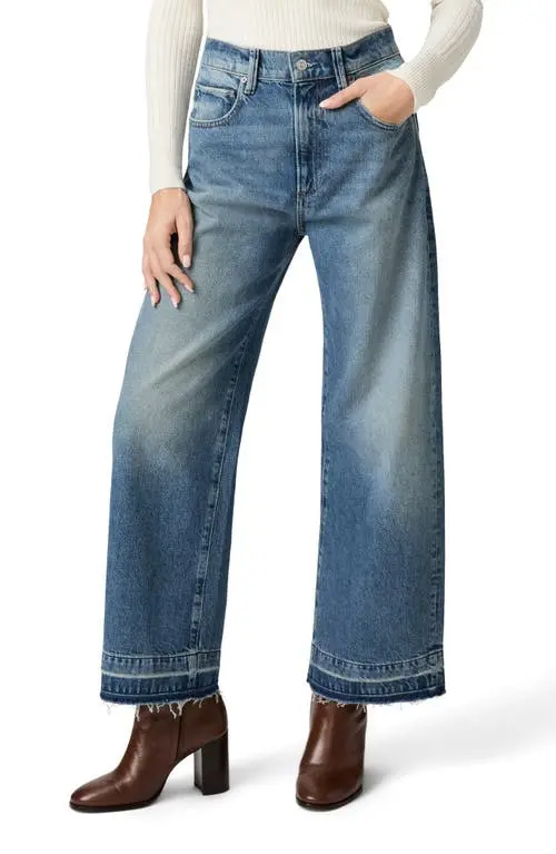 Paige Arellia Release Hem High Waist Ankle Barrel Jeans - Lone Peak