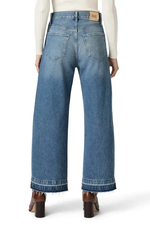 Paige Arellia Release Hem High Waist Ankle Barrel Jeans