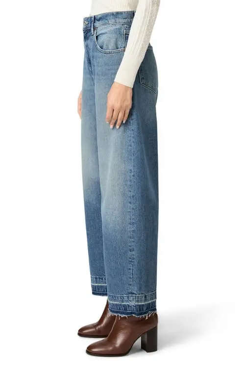 Paige Arellia Release Hem High Waist Ankle Barrel Jeans