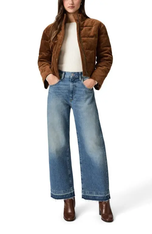 Paige Arellia Release Hem High Waist Ankle Barrel Jeans