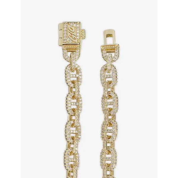 GLD Valentina Iced 18ct Plated Chain