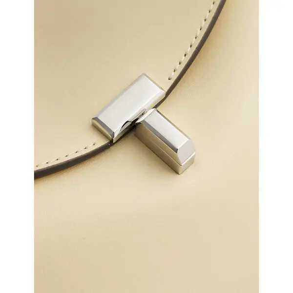 TOTEME Mini T-lock Clutch Bag - Champagne