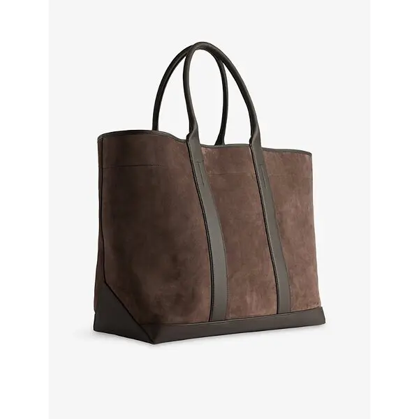 TOM FORD Leather And Suede Tote Bag