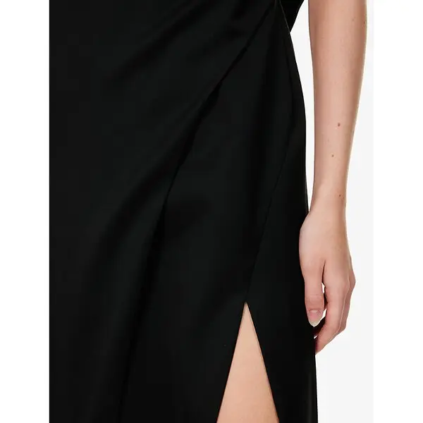 Camilla And Marc Asymmetric Wool Maxi Dress