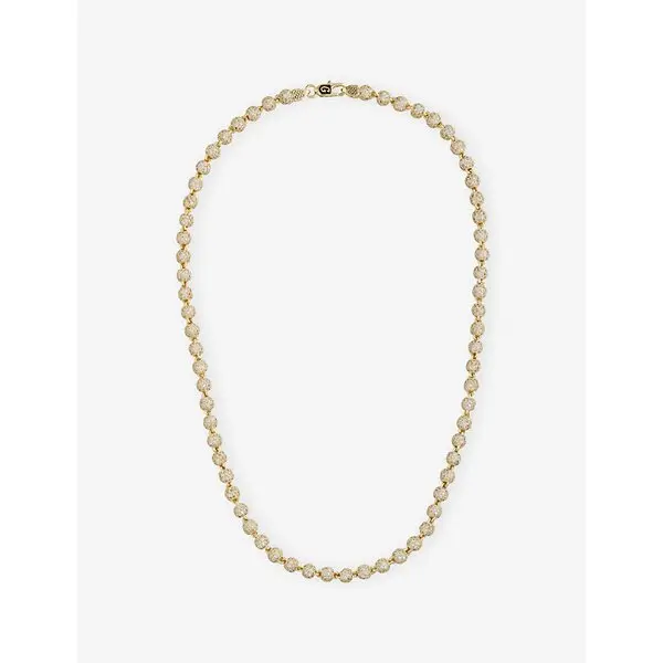 GLD 18ct -plated Ball Chain Necklace - Gold
