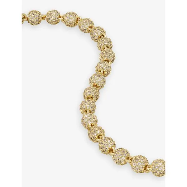 GLD 18ct -plated Ball Chain Necklace