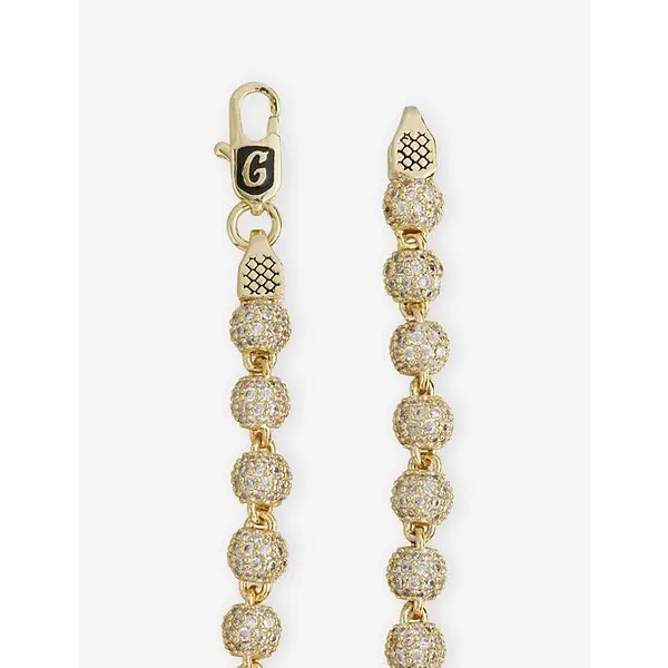 GLD 18ct -plated Ball Chain Necklace