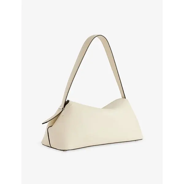 TOTEME T-lock Leather Shoulder Bag - Milk