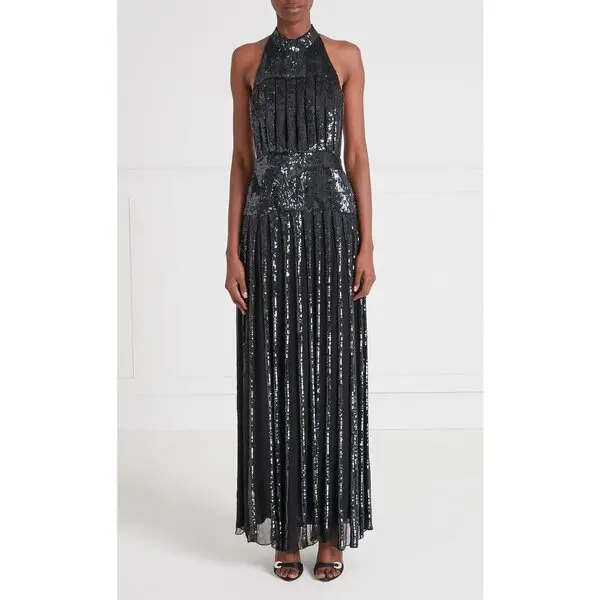 TEMPERLEY LONDON Filigree Dress - Black