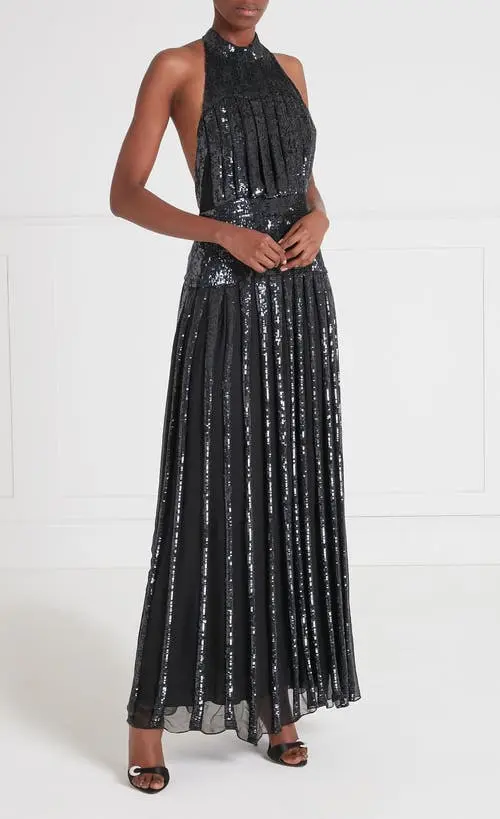 TEMPERLEY LONDON Filigree Dress - Black