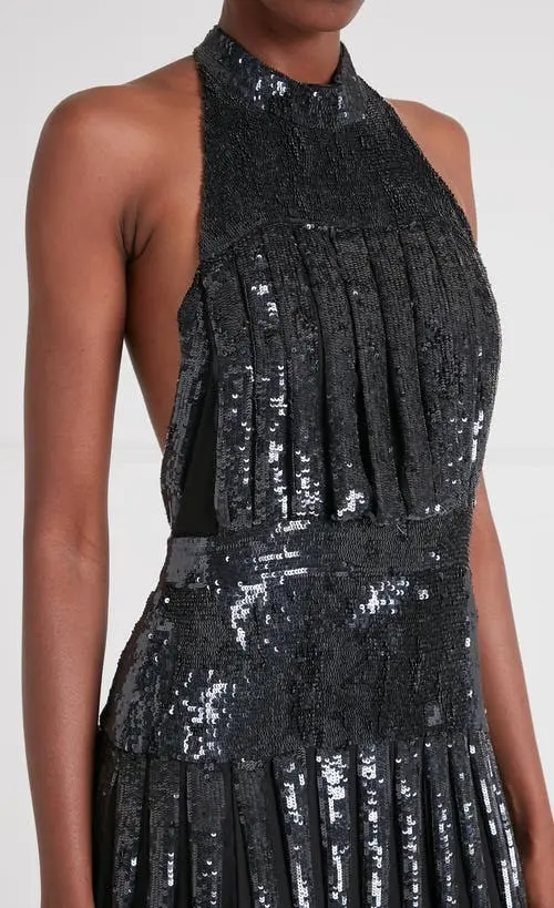 TEMPERLEY LONDON Filigree Dress - Black
