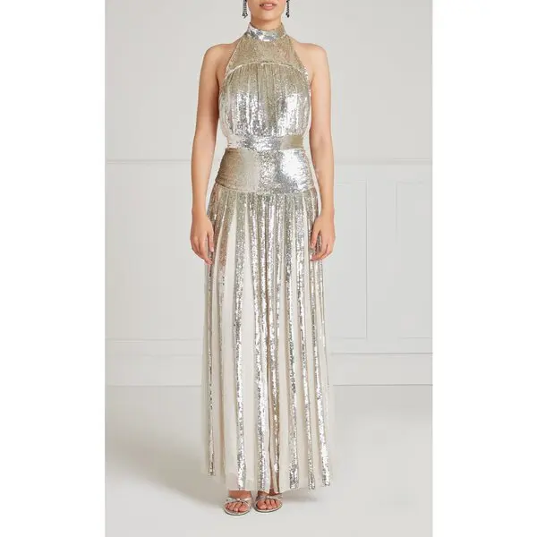 TEMPERLEY LONDON Filigree Dress - Silver