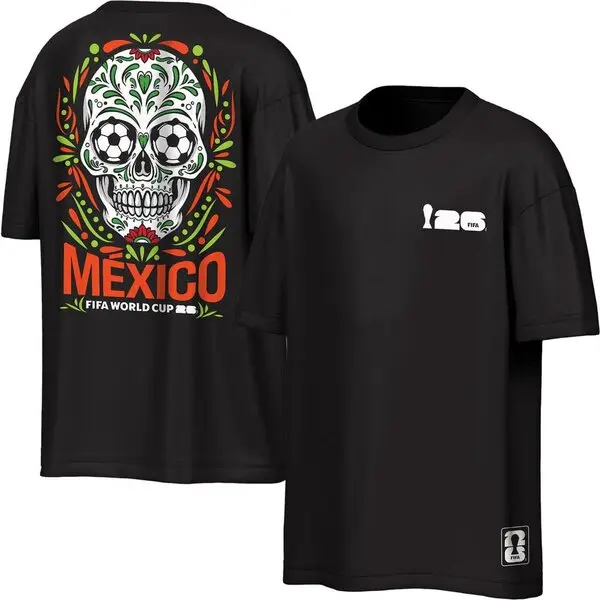 OUTERSTUFF Fifa World Cup 2026 Rally Oversized 2-hit T-shirt - Black