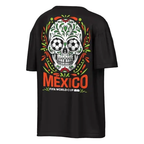 OUTERSTUFF Fifa World Cup 2026 Rally Oversized 2-hit T-shirt - Black