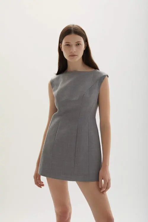 JOAEN Kelli Mini Dress - Grey