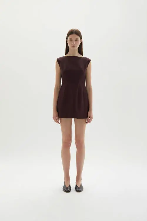 JOAEN Kelli Mini Dress - Plum