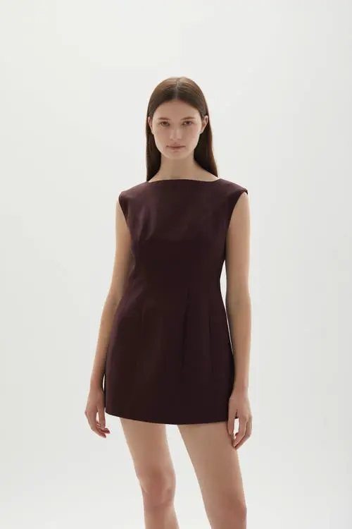 JOAEN Kelli Mini Dress - Plum
