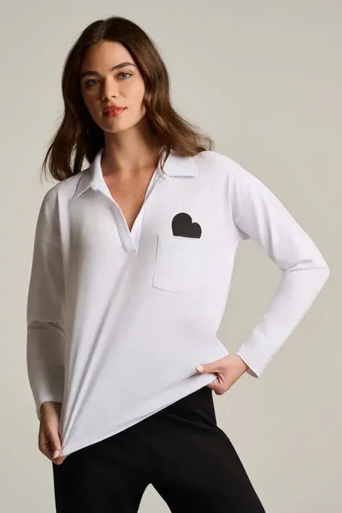 Lisa Todd Pocket Love Cotton T-shirt