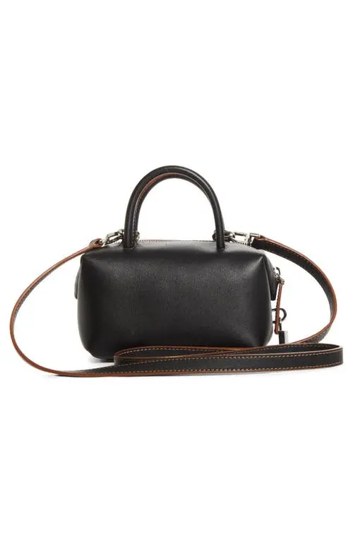 Max Mara Small Boston Leather Top Handle Bag