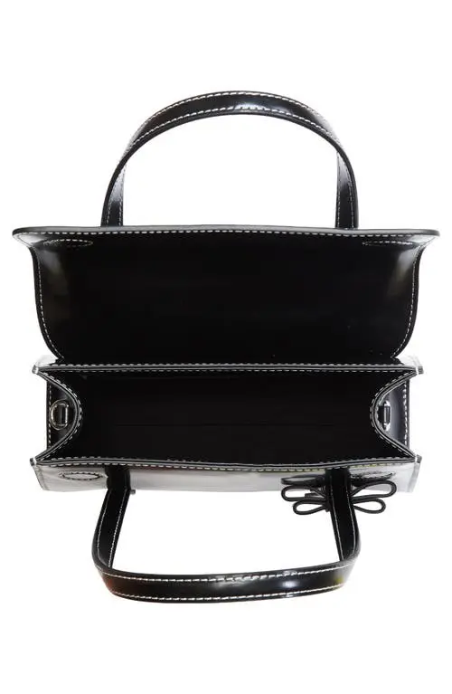 Max Mara Small Boston Leather Top Handle Bag