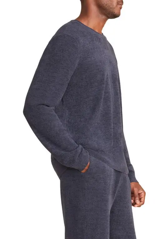 Barefoot Dreams Cozychic Ultra Lite Crewneck Lounge Top - Indigo
