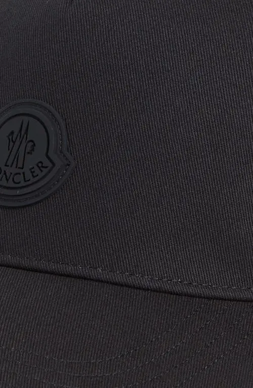 Moncler Logo Patch Baseball Cap