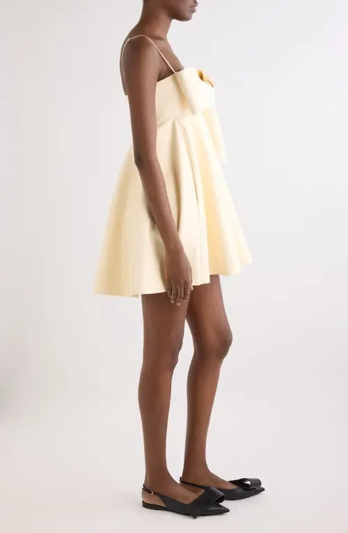 Givenchy Bow Sliced Leather Minidress