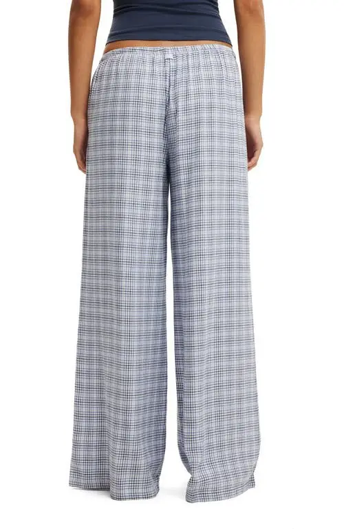 Cotton:on Cloud Soft Wide Leg Flannel Pant