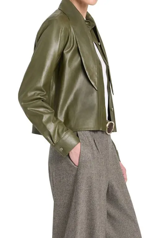TWP Tied Up In You Leather Shirt