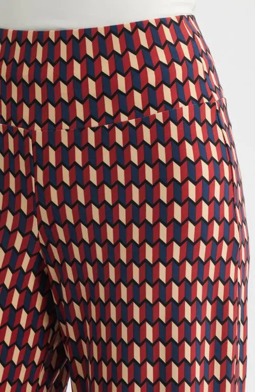 Anne Klein Geo Print Wide Leg Pants
