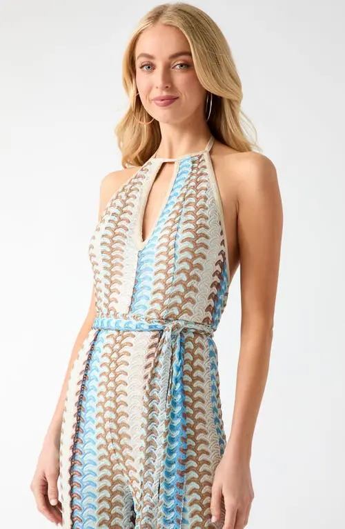 Guess Gianna Fearne Sleeveless Wide Leg Jumpsuit