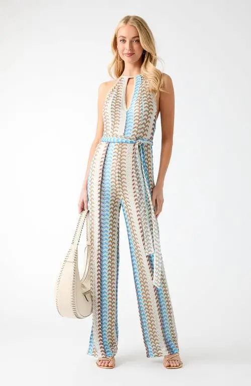 Guess Gianna Fearne Sleeveless Wide Leg Jumpsuit