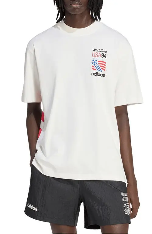 Adidas World Cup Usa 94 Graphic T-shirt - Cloud White