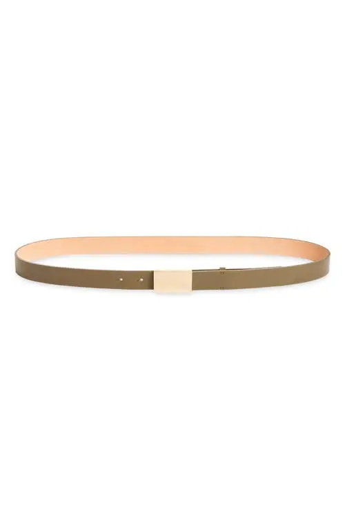 Victoria Beckham Leather Belt - Fossil Brown