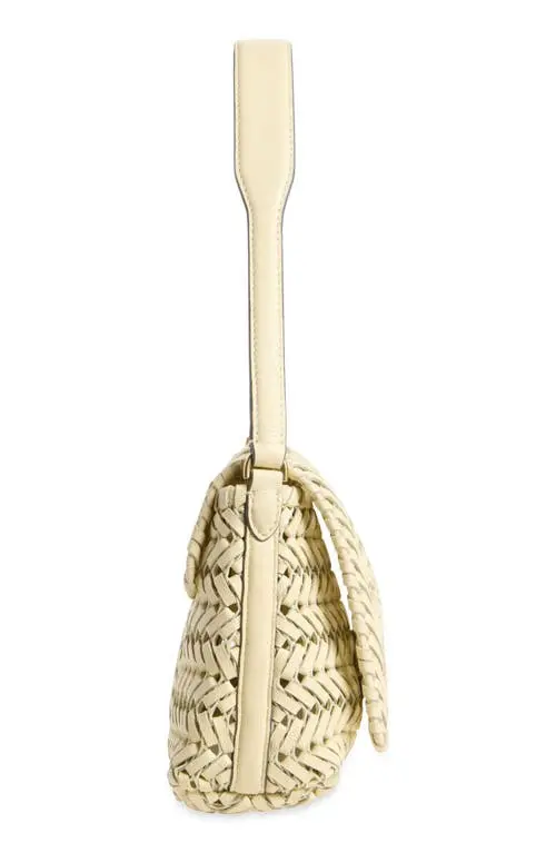 ANYA HINDMARCH Neeson Woven Shoulder Bag - Butter