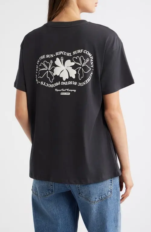 Rip Curl Topanga Canyon Graphic T-shirt - Washed Black
