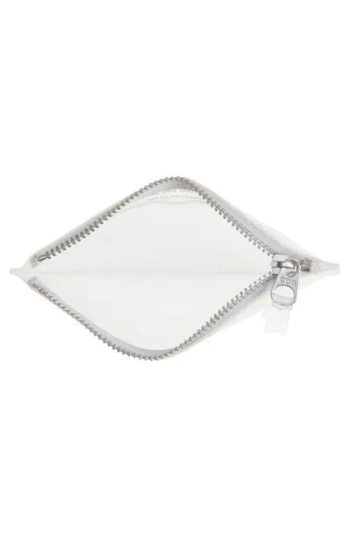 Comme Des Garçons Small Snakeskin Embossed Zip Pouch