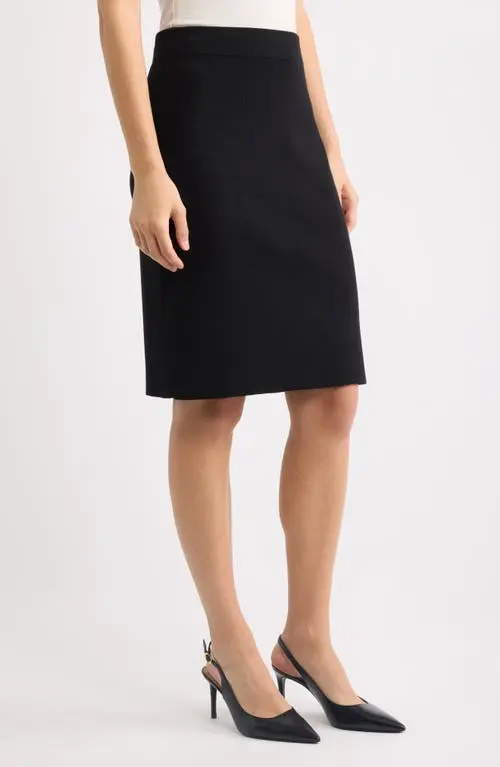 Anne Klein Ribbed Pencil Skirt