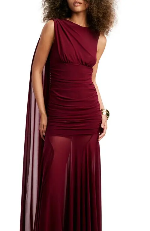 Bardot Alverie Mesh Maxi Dress
