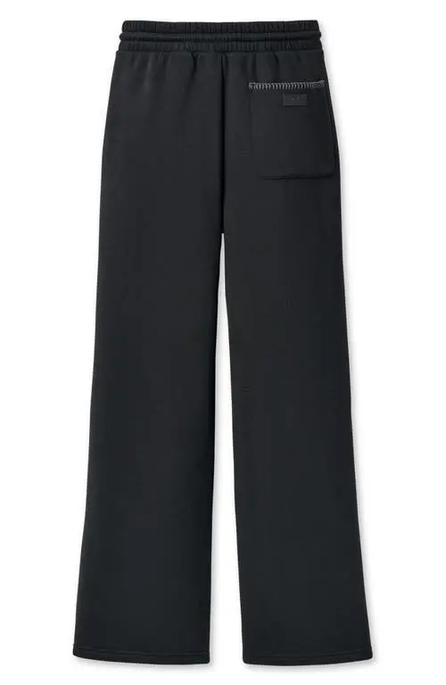 UGG Classic Straight Leg Pants With Drawstring Waist - Black