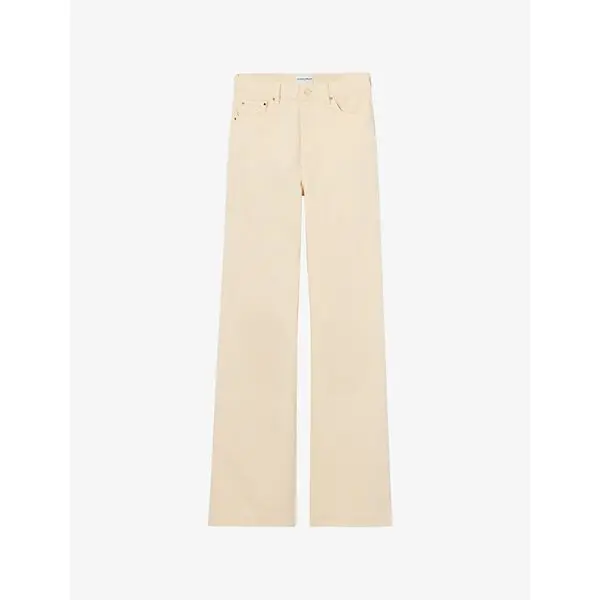Claudie Pierlot High-rise Flared-leg Denim Jeans